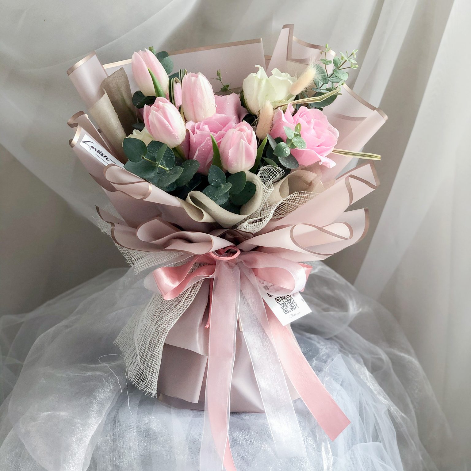 Tulips & Roses Bouquet 07 - Lartiste - KL Florist