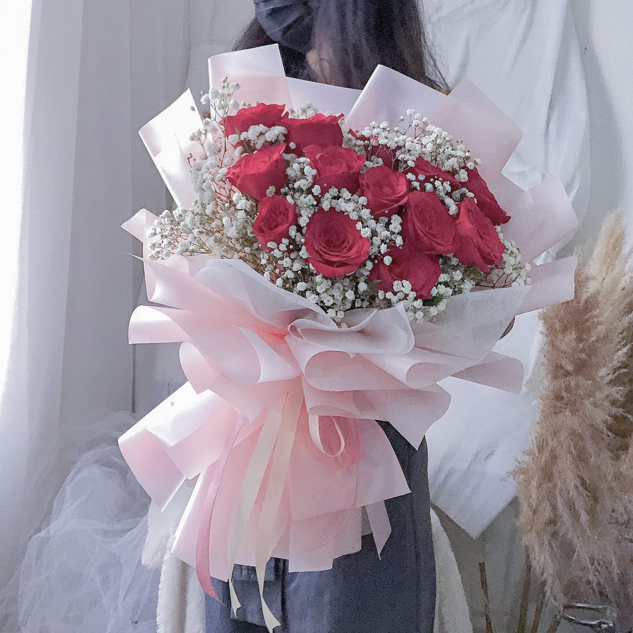 Red Roses Bouquet - 13 stalks - Lartiste - KL Florist