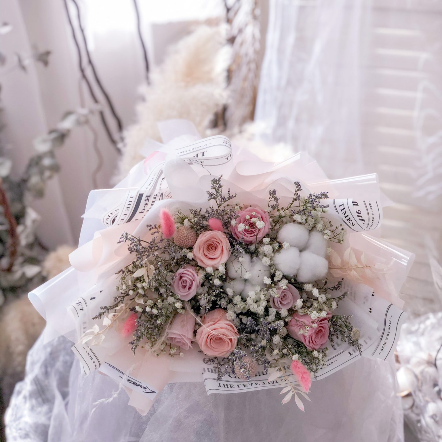 Bridal Bouquet - Preserved Flowers - Lartiste - KL Florist