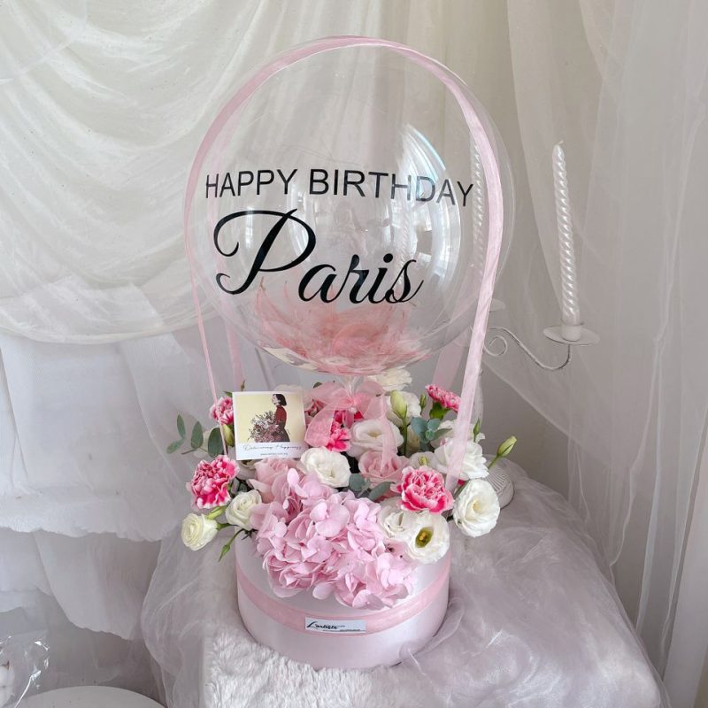 Balloon Flower Box Archives - Lartiste - KL Florist
