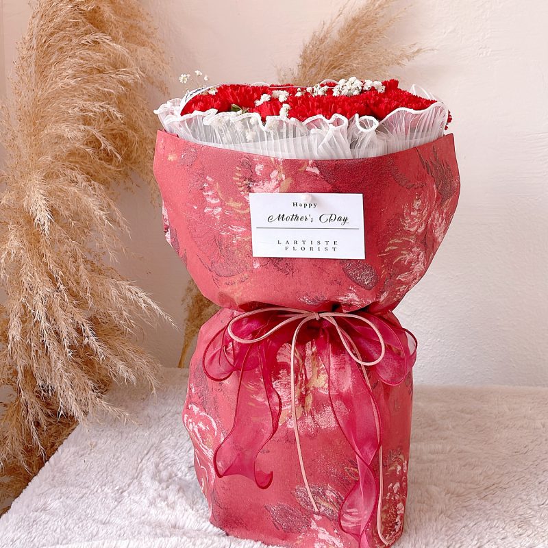 Red Roses Bouquet - 10 stalks - Lartiste - KL Florist