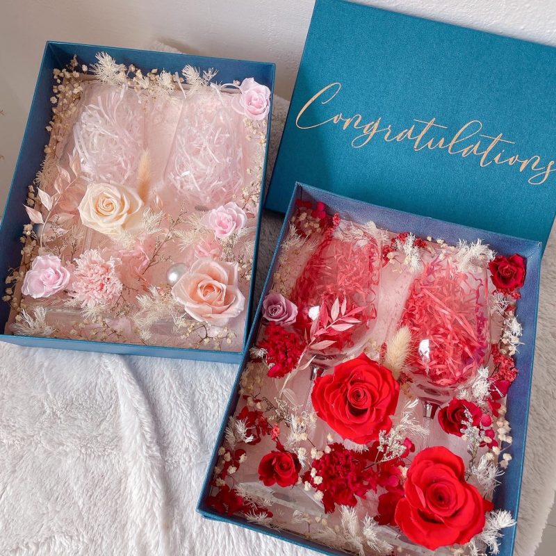 Wine Glass Gift Box - Lartiste - KL Florist