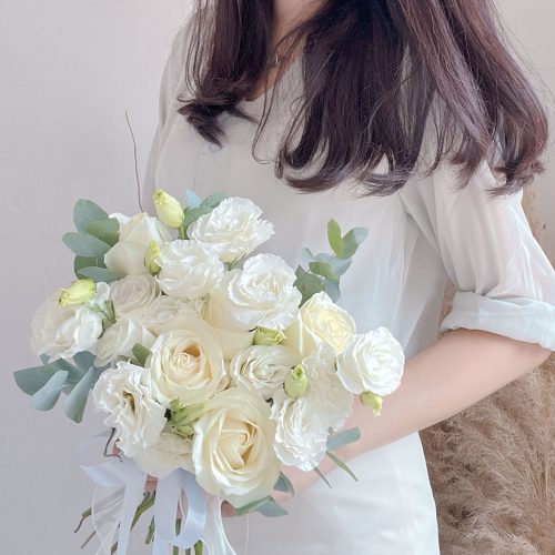 Bridal Bouquet - Sunflower & Roses - Lartiste - KL Florist