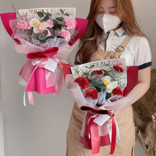 Soap Flower Bouquet - M Size - Lartiste - KL Florist